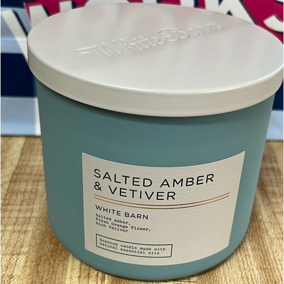 Bath & Body Works | Accents | Bath Body Works White Barn Salted Amber ...